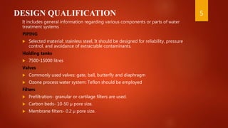 Validation of pharaceutical water system and pure steam | PPTX