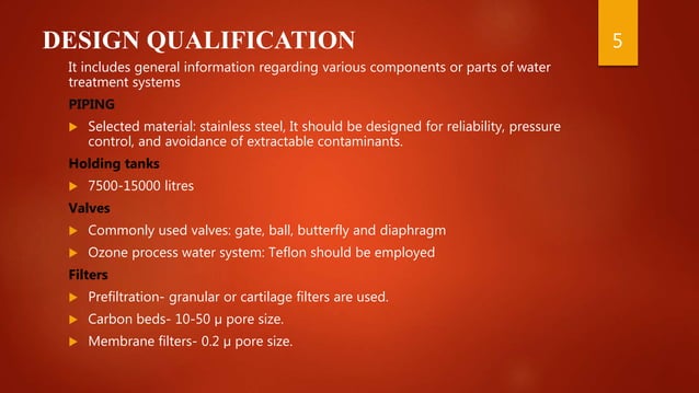 Validation of pharaceutical water system and pure steam | PPTX ...