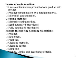 Validation of pharmaceutical | PPTX