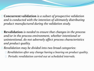 Validation of pharmaceutical dosage form | PPT