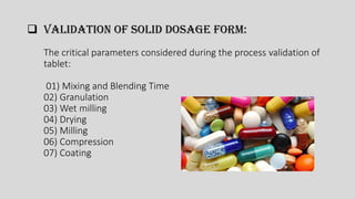 Validation of pharmaceutical processes | PPT