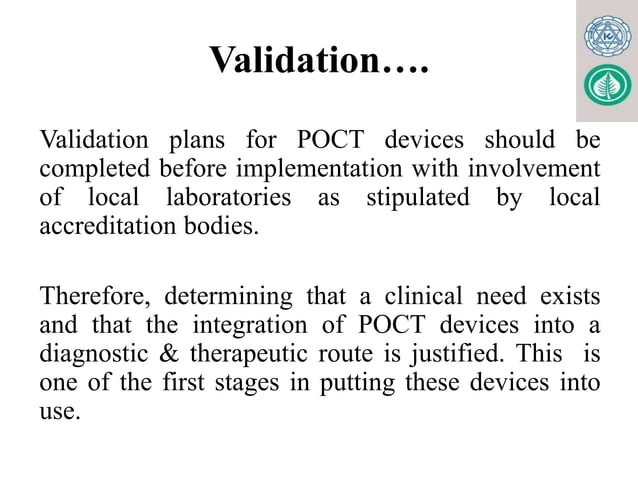 Validation of POCT_Rajendra.pptx