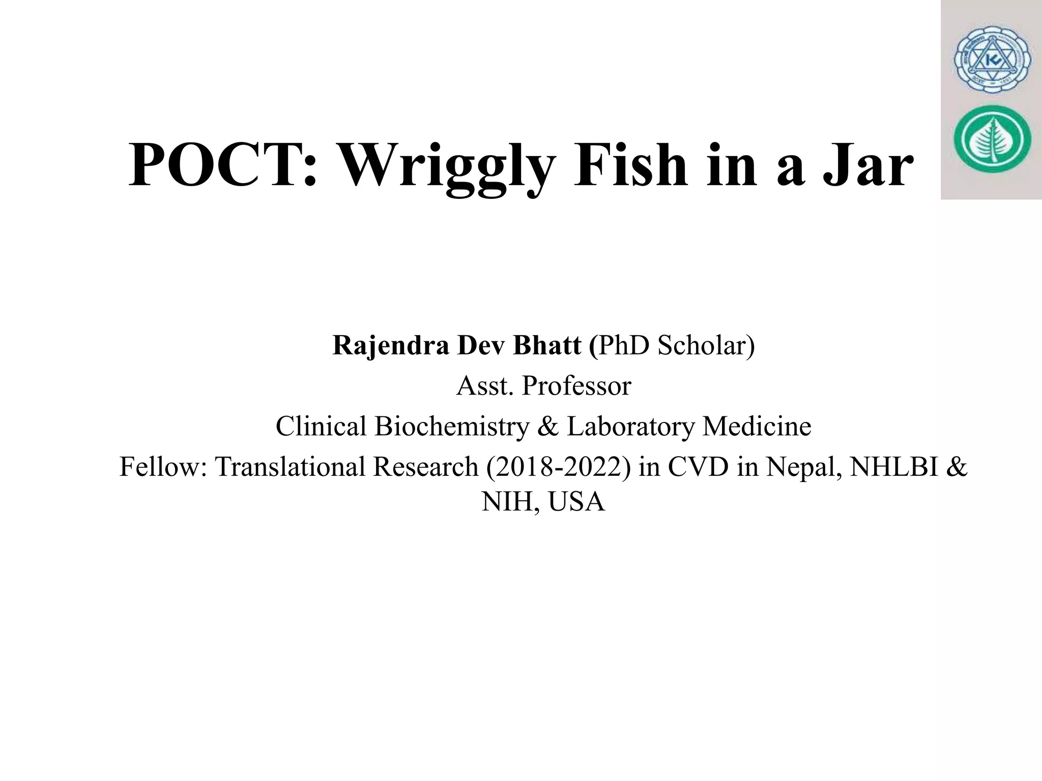 Validation of POCT_Rajendra.pptx