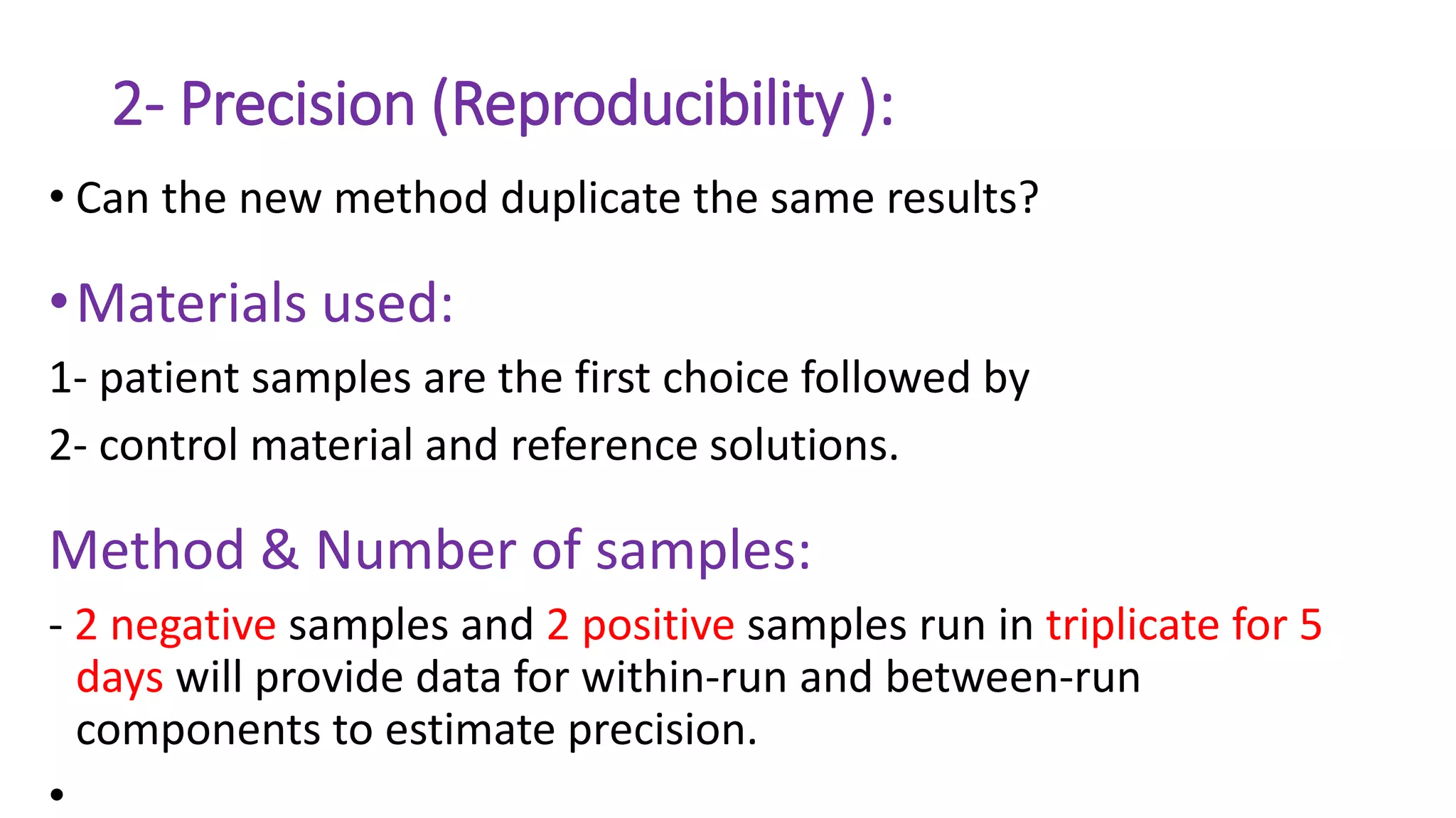 Validation of qualitative lab test methods | PPTX