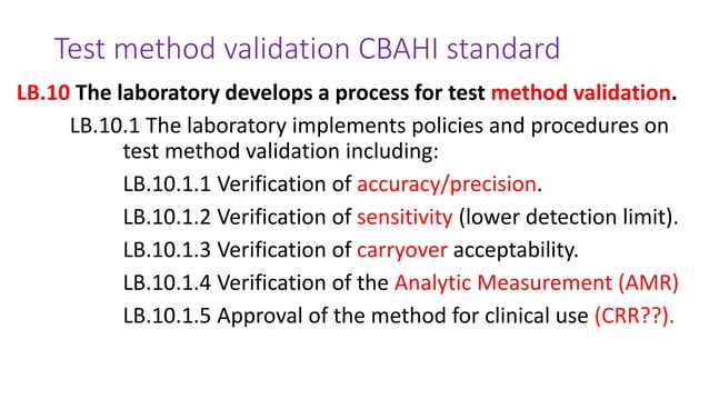 Validation of qualitative lab test methods | PPTX