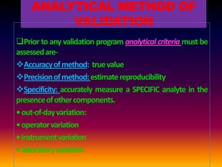 Validation of raw materials | PPSX