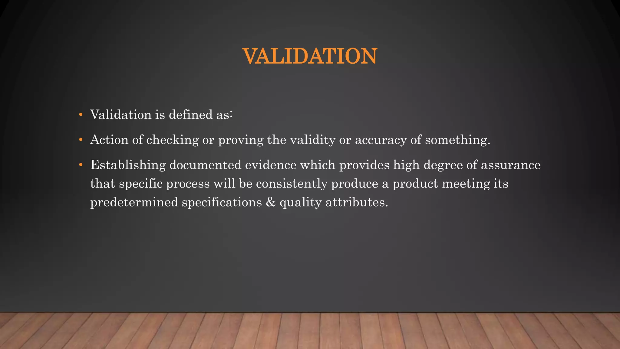 Validation of sterilization | PPTX