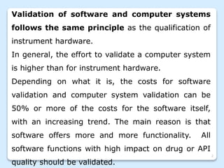 Validation of systems | PPTX