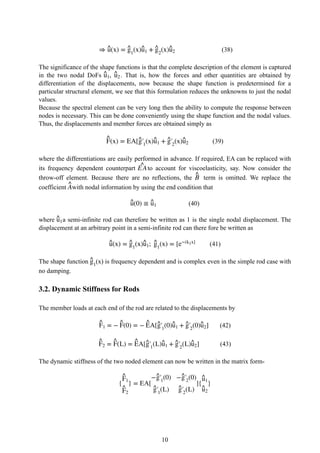 Validation of time domain spectral element-based wave finite element method for 1D axial ...