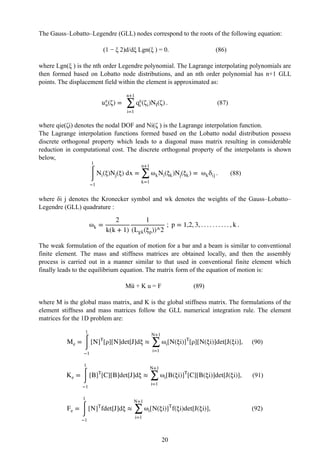 Validation of time domain spectral element-based wave finite element method for 1D axial ...