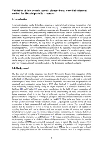 Validation of time domain spectral element-based wave finite element method for 1D axial ...