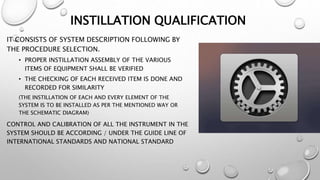 Validation of utility system (water system) | PPTX