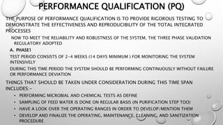 Validation of utility system (water system) | PPTX