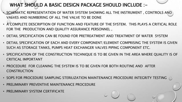 Validation of utility system (water system) | PPTX | Pharmaceutical ...