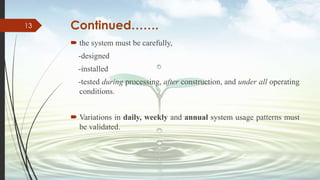 Validation of water | PPTX