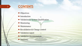 Validation of water | PPTX