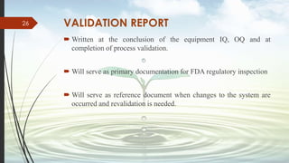 Validation of water | PPTX