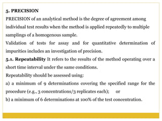 Validation parameters | PPTX