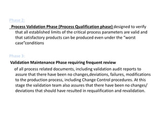 Bioprocess Validation | PPTX