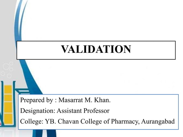 Introduction to Validation | PPTX