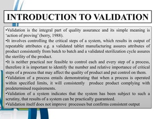 Introduction to Validation | PPTX