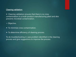 Pharmaceutical validation , Types of validation | PPTX