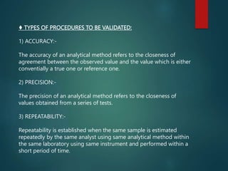 Pharmaceutical validation , Types of validation | PPTX