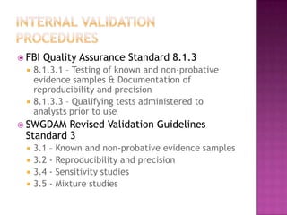 Quantifiler-Y Validation Study | PPTX