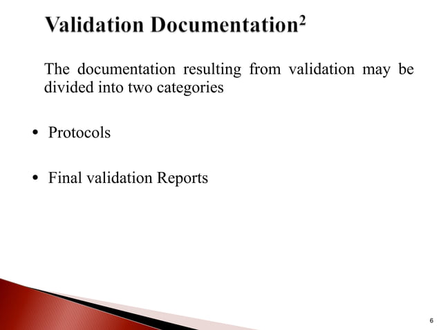 Validation Protocol | PPT