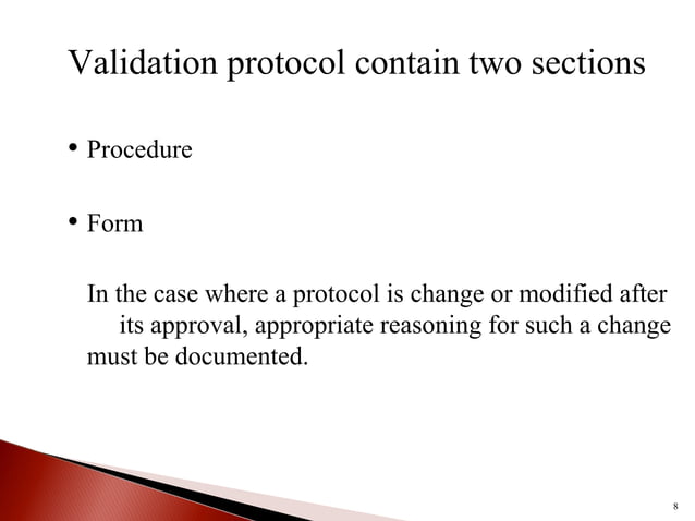 Validation Protocol | PPT