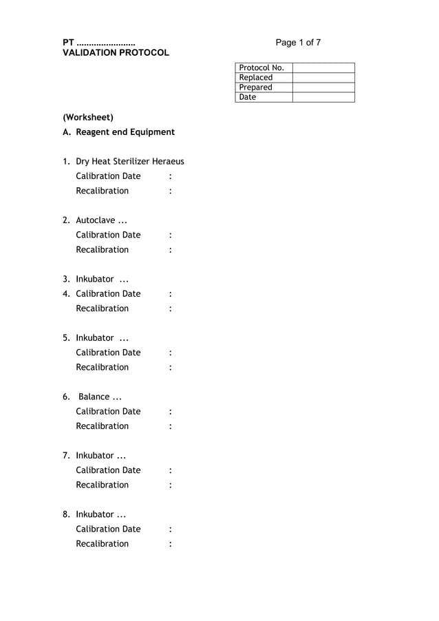 Contoh protokol validasi metode analisis mikrobiologi #2 | DOCX