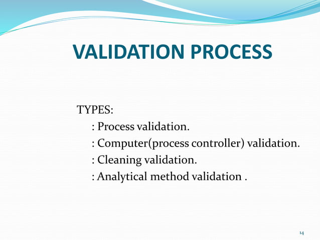 Validation qualification | PPT