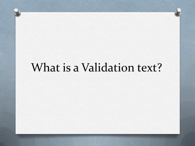 Validation Rule Text And Input Masks Ppt