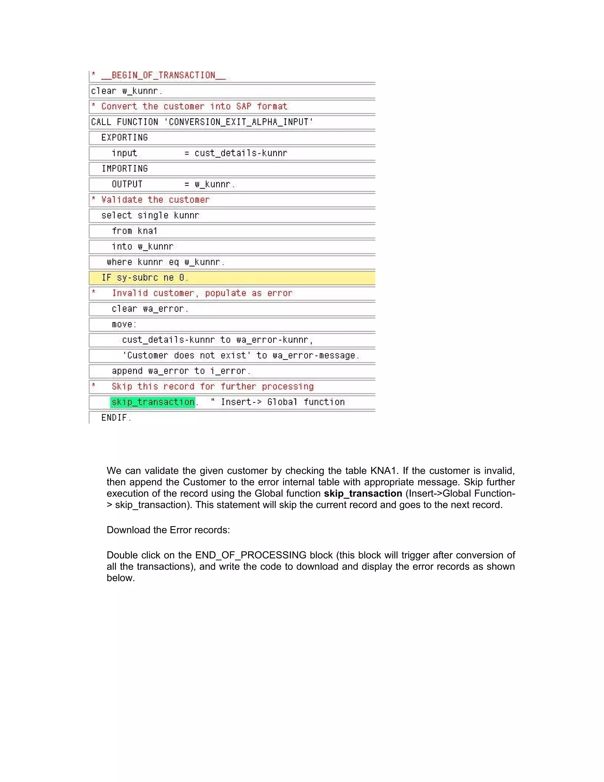 Validations in-lsmw | DOC