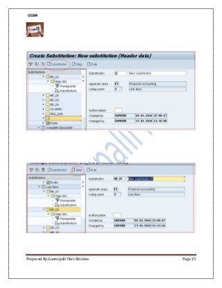 SAP Validation and substitution | PDF
