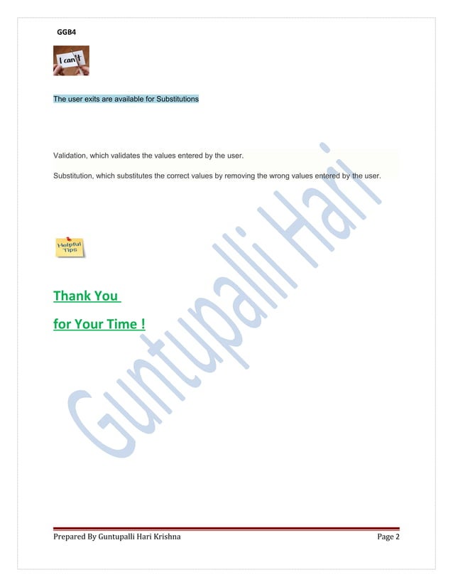 Sap Validation And Substitution Pdf