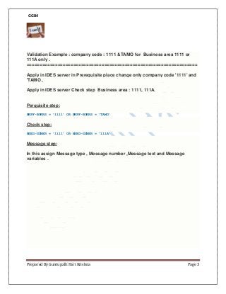 SAP Validation and substitution | PDF