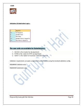 SAP Validation and substitution | PDF