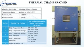 Validation Testing Facility-Chambers and specfication 2022.pdf
