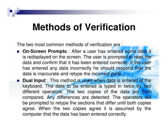Validation verification | PPT