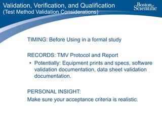 Validation,_Verification,_Qualification.ppt | Standardized Testing ...