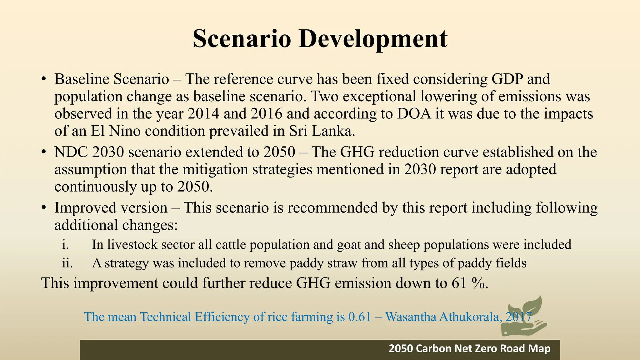 Developing 2050 Carbon Net Zero Road Map & Strategic Plan for Sri Lanka ...