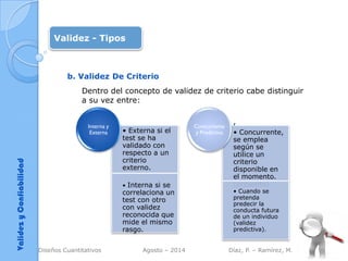 Validez confiabilidad díaz_ramírez | PDF