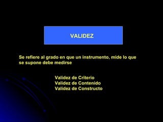 Validez Y Confiabilidad | PPT