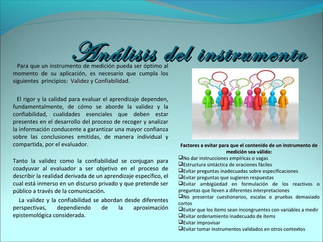 Validez y confiabilidad de instrumentos de medición en investigación ...