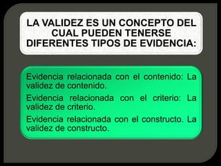Validez y confiabilidad | PDF