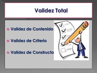 Validez y confiabilidad | PPTX