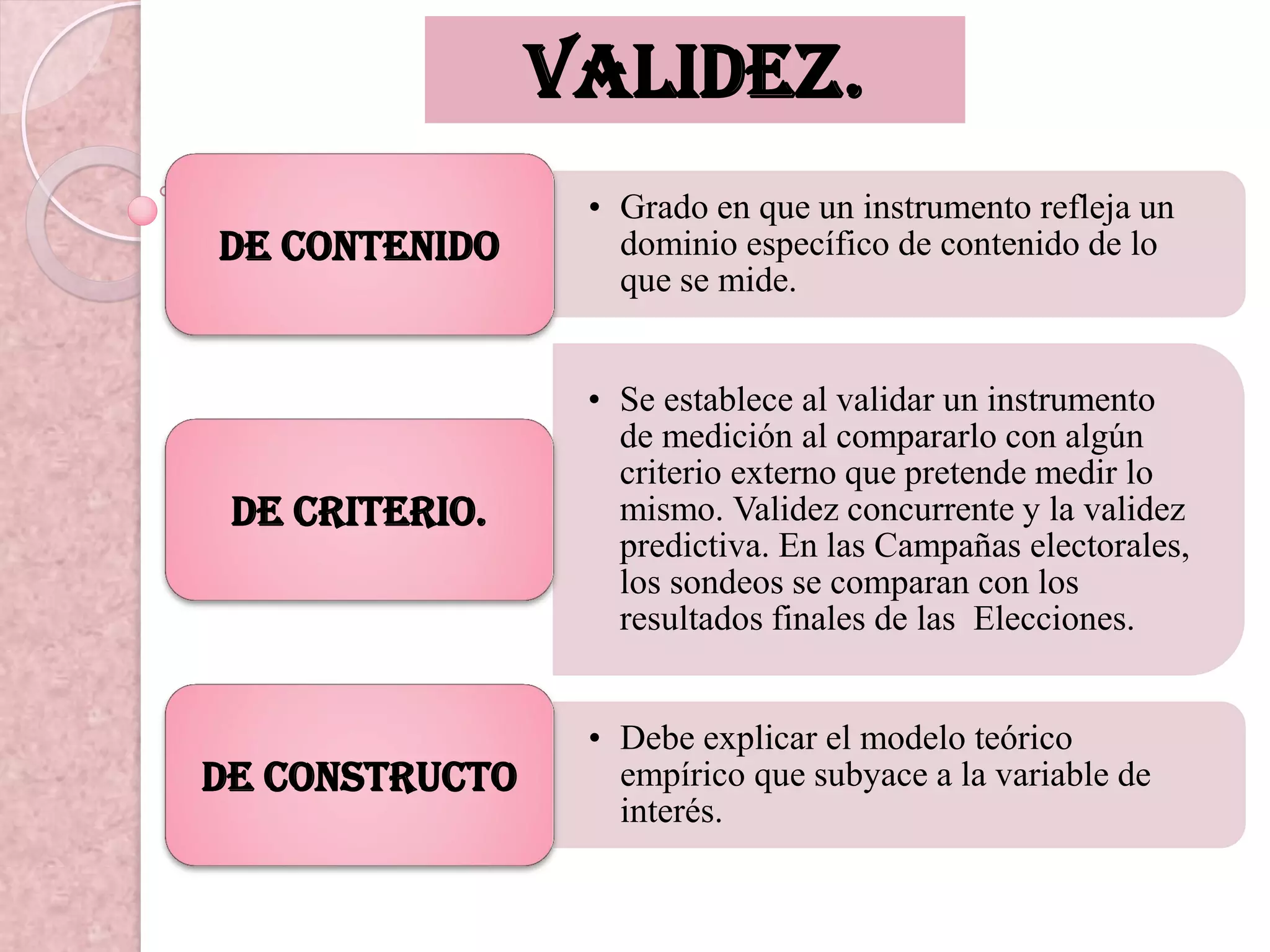 Validez y confiabilidad | PDF