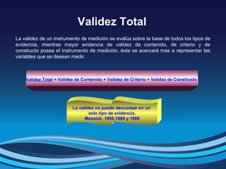 Validez y confiabilidad rg mc | PPT