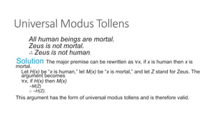 Valid & invalid arguments | PPTX